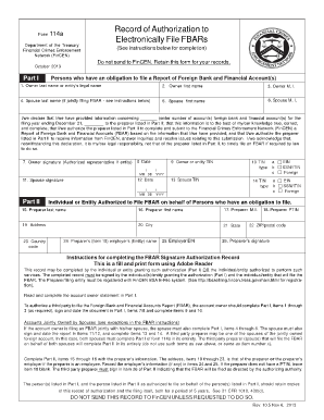 Fillable Online Form 114a - FinCEN Fax Email Print - PDFfiller