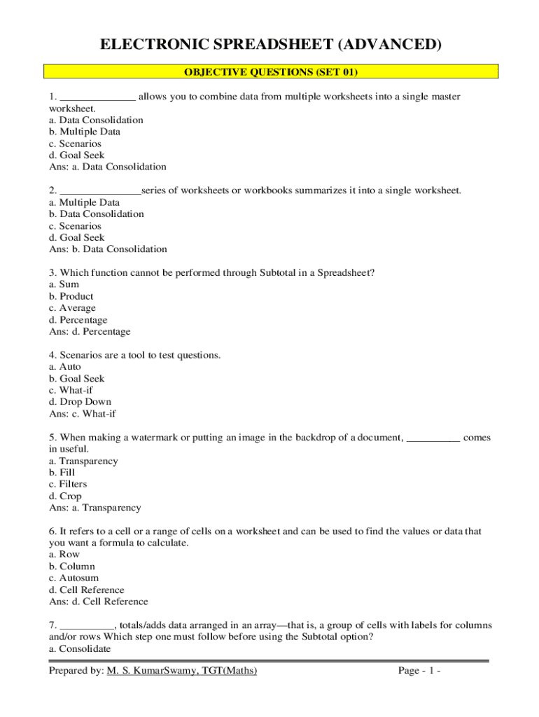 Fillable Online Combine Data From Multiple Worksheets Into A Single