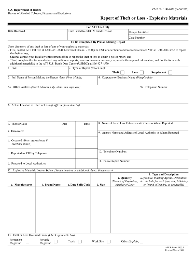 Theft Report Template Fill Out Sign Online DocHub