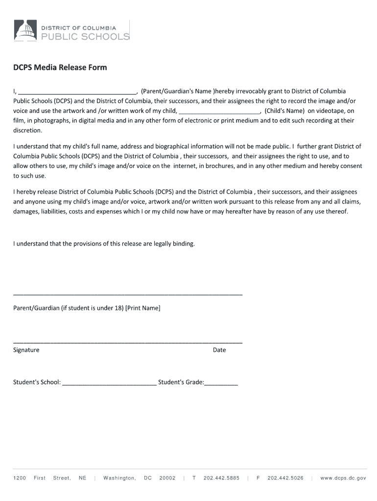 Fillable Online dc online filling dcps form Fax Email Print - pdfFiller