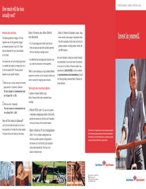 Fillable Online bank of america application form Fax Email Print ...