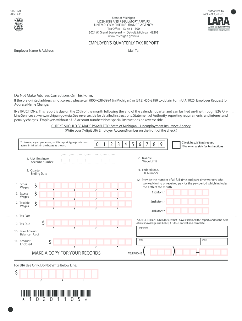Form Uia 1733 Fill Online Printable Fillable Blank PdfFiller