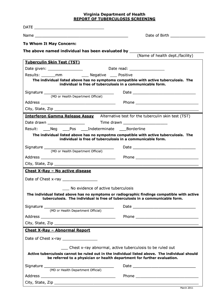 Tb Test Paper Fill Out Sign Online DocHub
