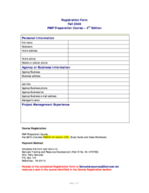 Fillable Online vita virginia vita virginia pmp fee form Fax Email ...