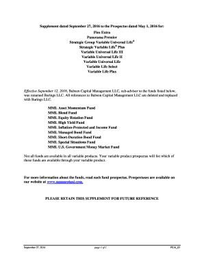 Fillable Online mass mutual flexible premium adjustable life insurance ...