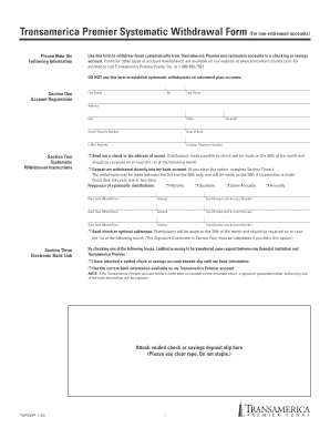 Transamerica 401k Withdrawal - Fill Online, Printable, Fillable, Blank ...