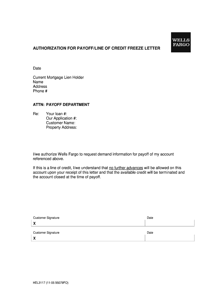 Wells Fargo Lien Release Fill Online Printable Fillable Blank PdfFiller