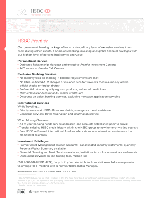 Hsbc Premier Your Personal Economy