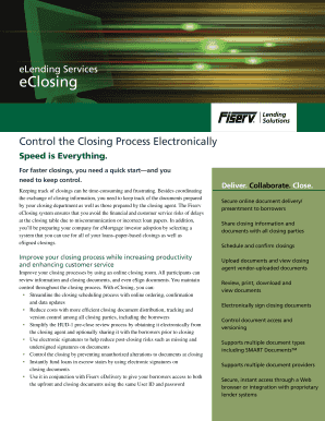 Fillable Online e closing td bank form Fax Email Print - pdfFiller