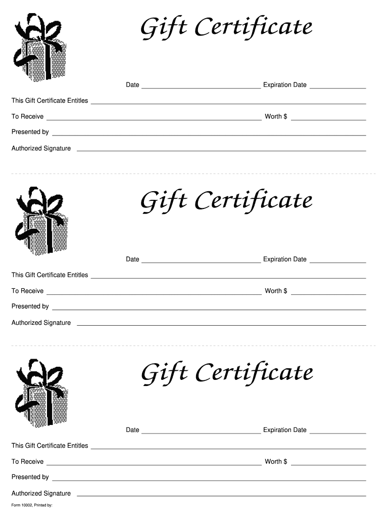 Free Printable Gift Certificate Templates Word Fitnesslasopa