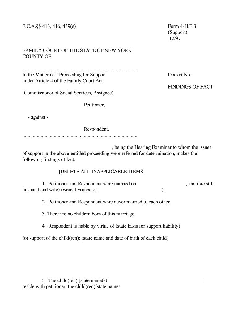 Fillable Online fca 416 h form Fax Email Print - pdfFiller