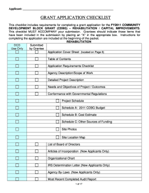 Fillable Online This checklist includes requirements for completing a ...