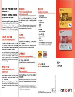 Fillable Online hsbc com Credit Card Application Form - hsbc com Fax ...