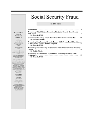 Fillable Online justice us attorneys bulletin vol 52 no 06 social ...