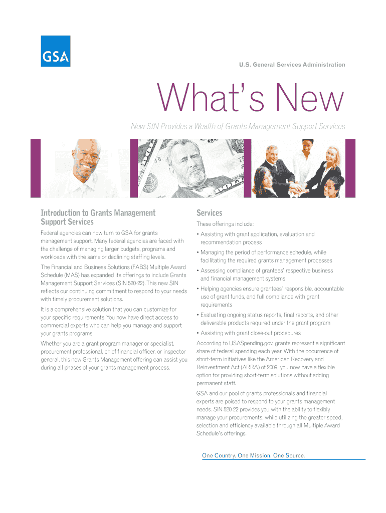 Fillable Online gsa New GM Slipsheet_Layout 1 - GSA - gsa Fax Email ...