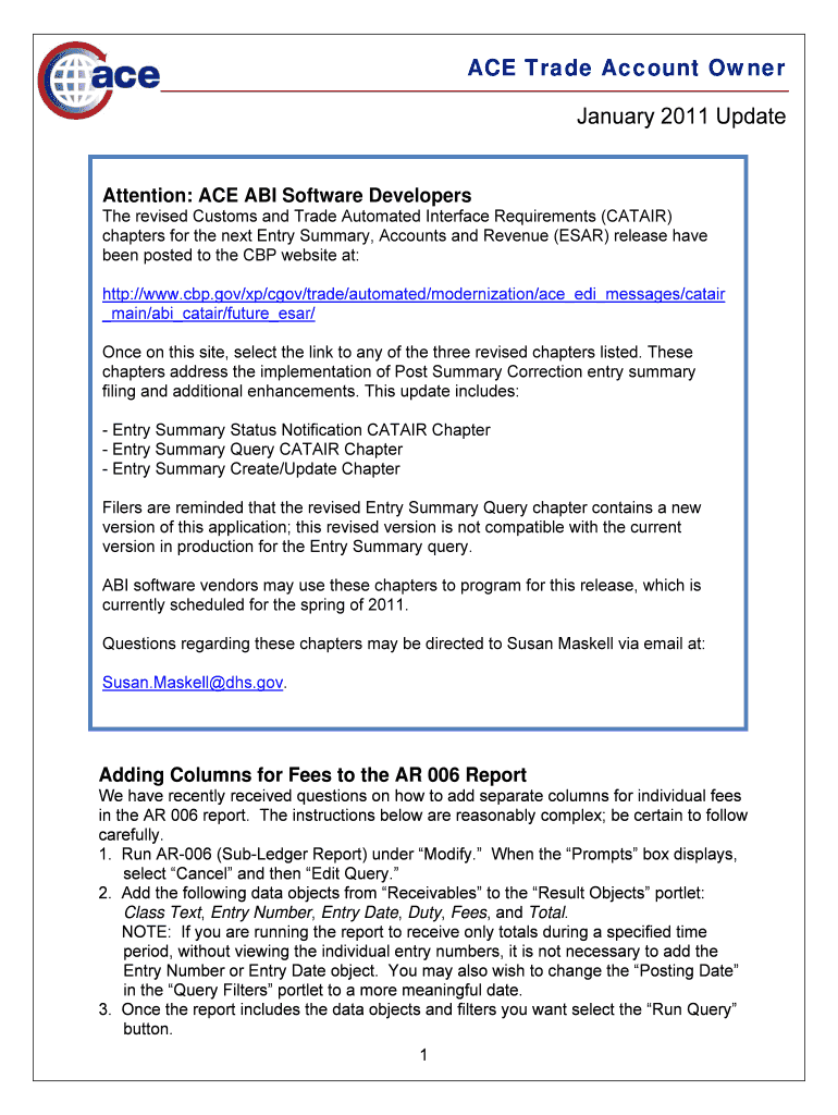 Fillable Online apps cbp Your Questions: (Forms and Declaration Records ...