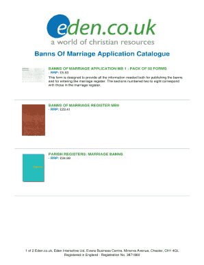 Marriage Bureau Form Pdf | pdfFiller