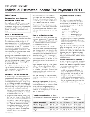 Fillable Online taxes state mn editable minnesota individual income tax ...