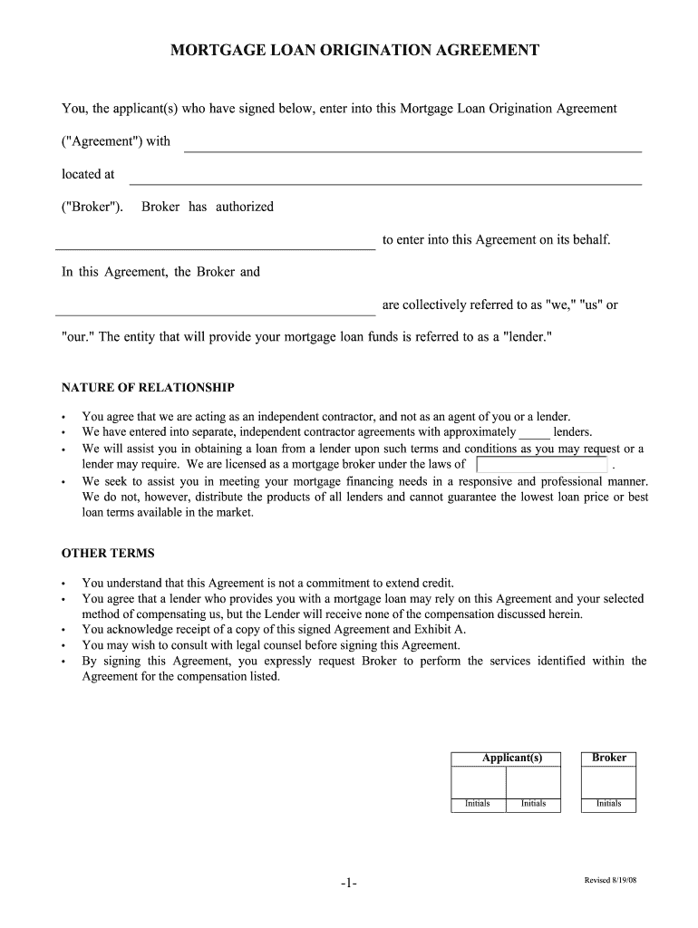 Mortage loan template: Fill out & sign online | DocHub