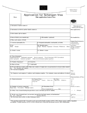 Fillable Online editable copy of schengen Fax Email Print - pdfFiller