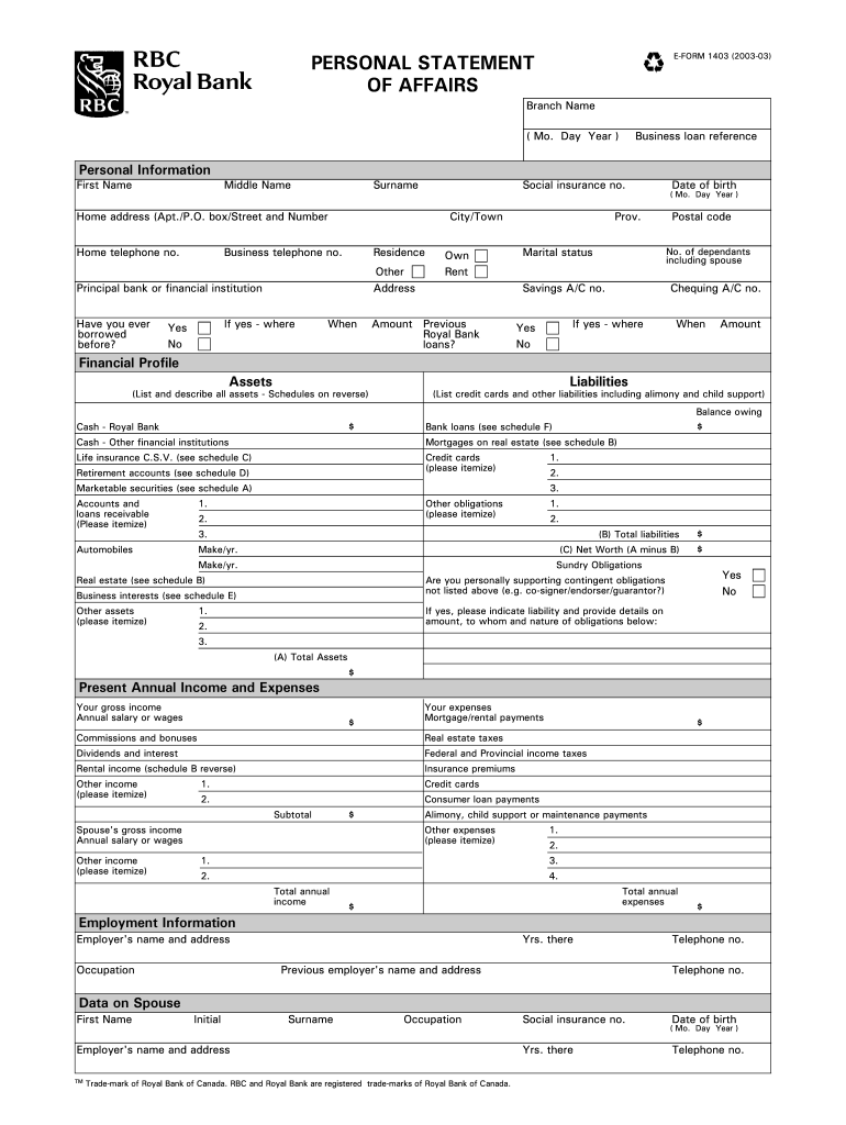 Personal statement of affairs: Fill out & sign online | DocHub Personal statement of affairs: Fill out & sign online | DocHub