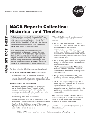 Naca Forms - Fill Online, Printable, Fillable, Blank | pdfFiller