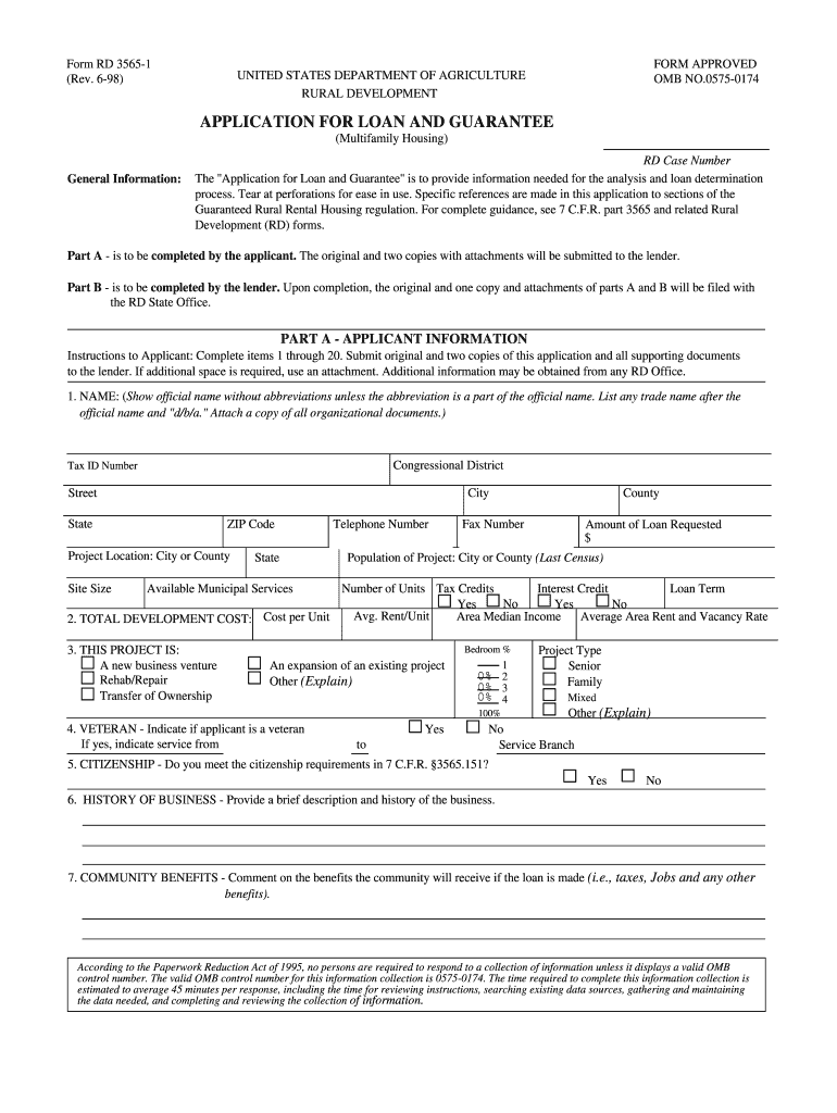 Fillable Online forms sc egov usda form rd3565 1 Fax Email Print - pdfFiller
