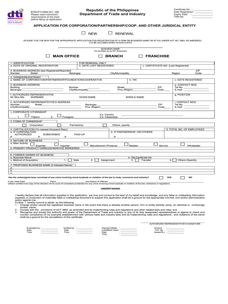 Dti Certificate Lupon gov ph