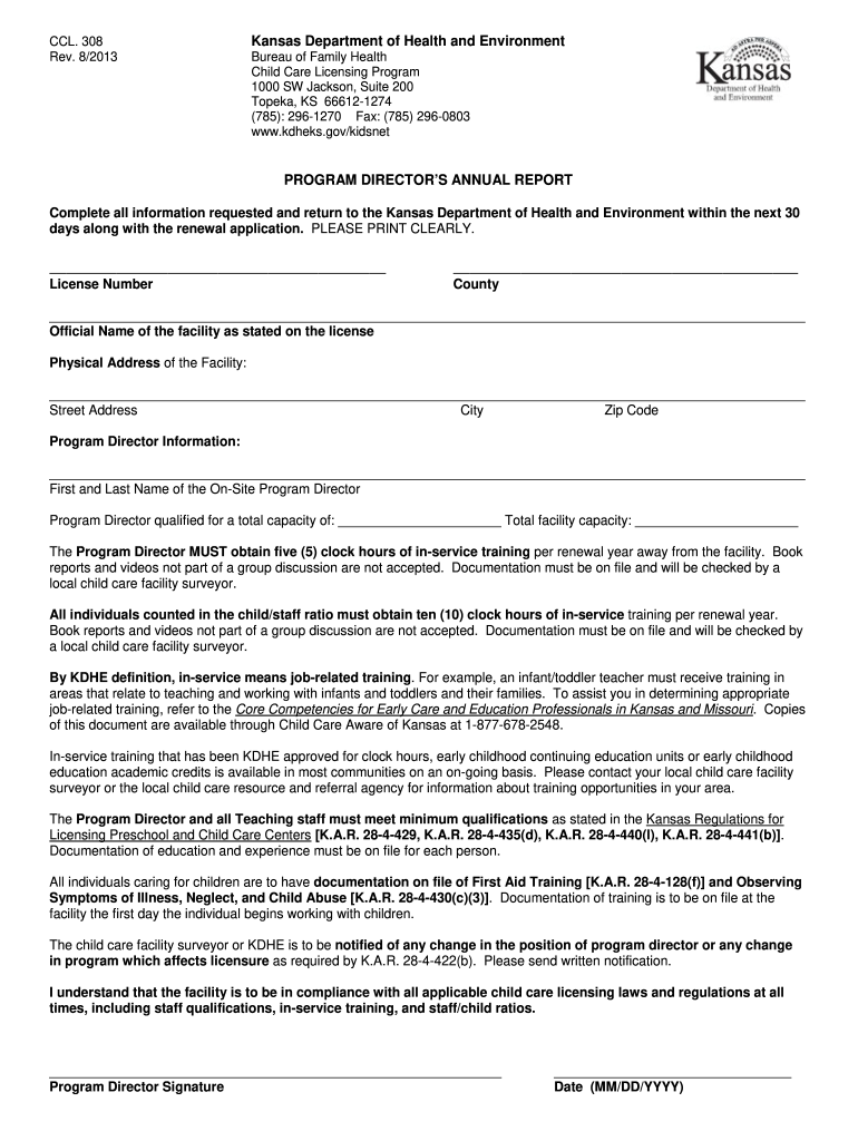 Kansas form directors report: Fill out & sign online | DocHub