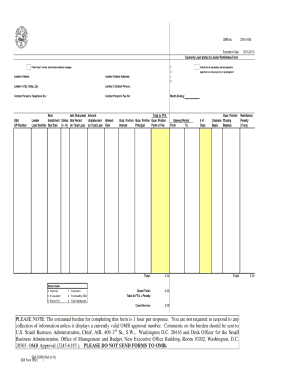 Fillable Online sba completed sba form 1502 Fax Email Print - pdfFiller