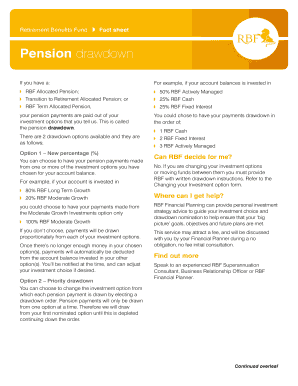 Fillable Online Pension drawdown Fax Email Print - pdfFiller