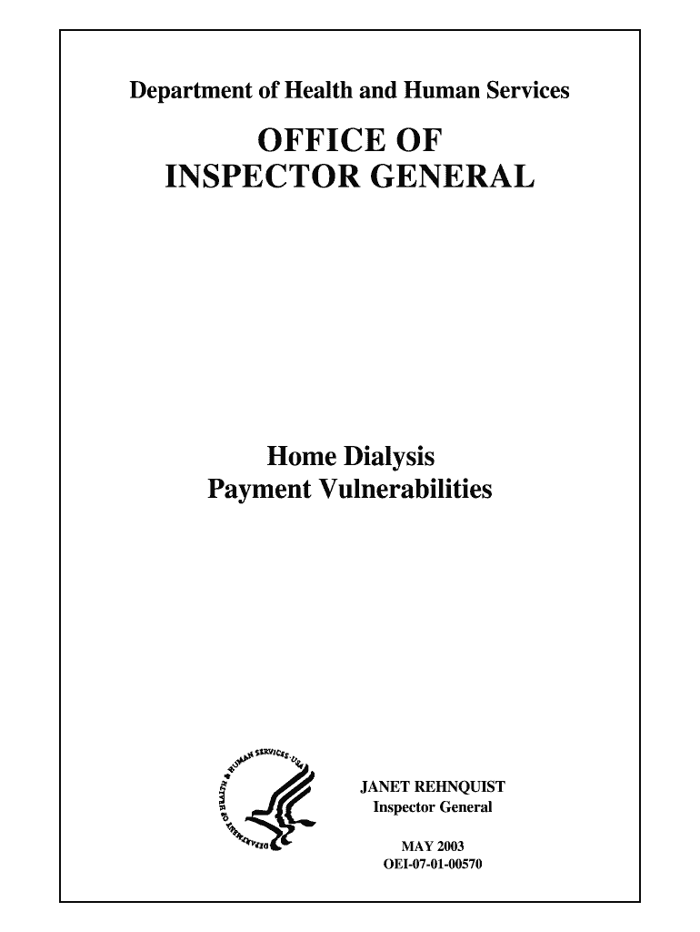 Fillable Online Home Dialysis Payment Vulnerabilities Fax Email Print - pdfFiller
