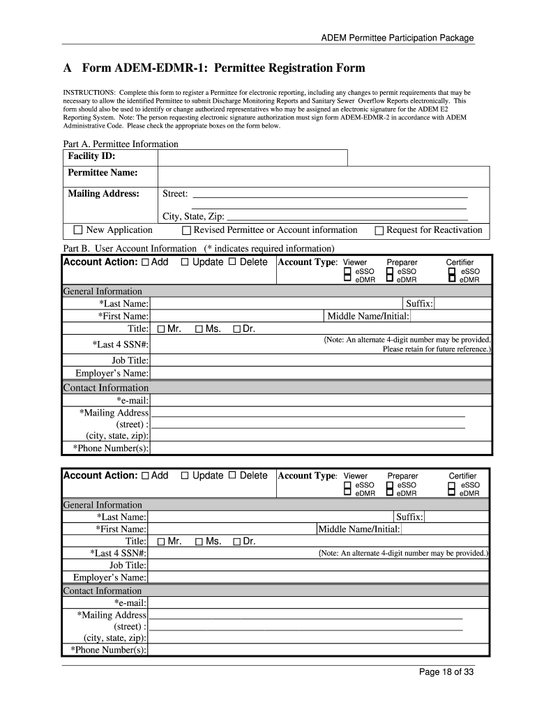 Fillable Online adem alabama adem edmr Fax Email Print - pdfFiller