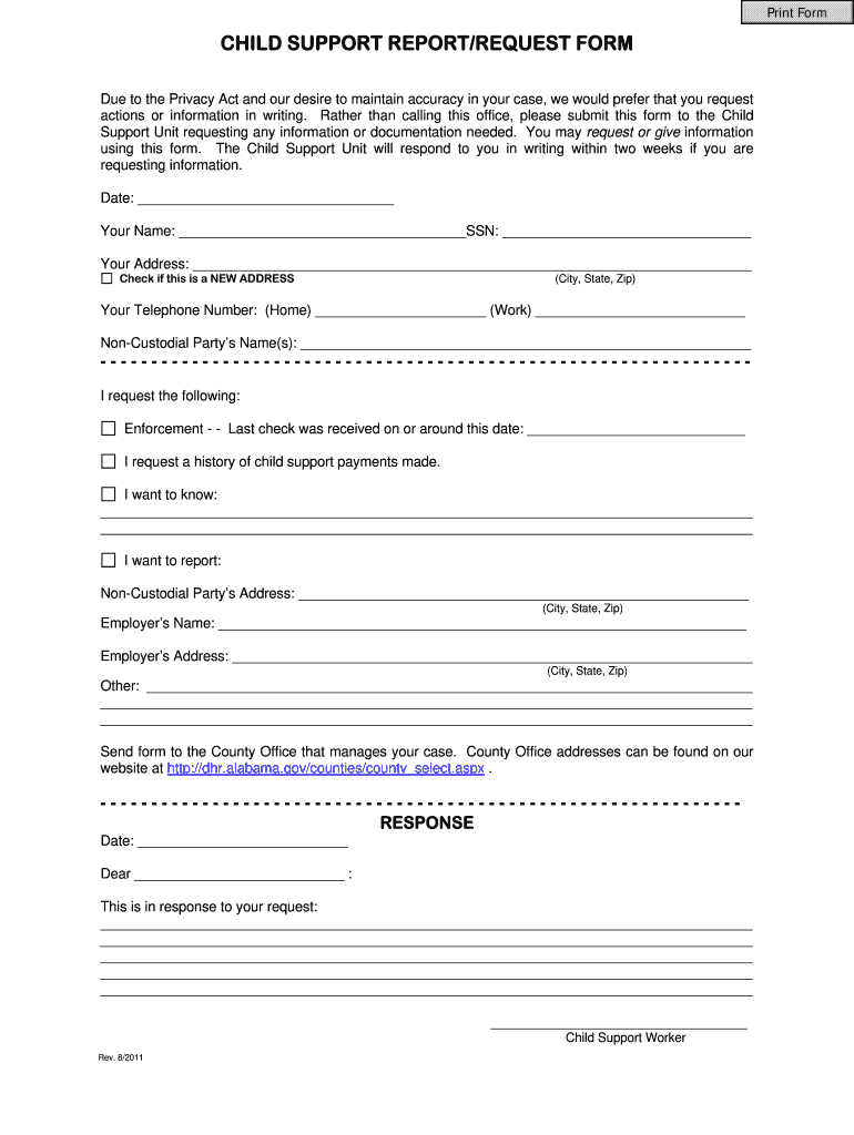 File Child Support Fill Out Sign Online DocHub