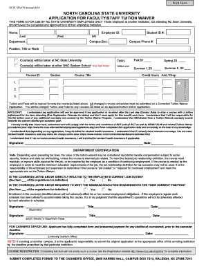 Nc State Tuition - Fill Online, Printable, Fillable, Blank | pdfFiller
