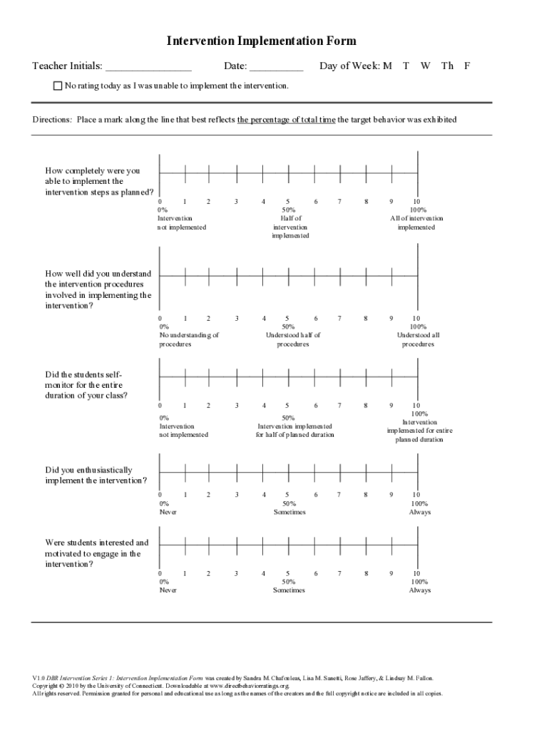 Direct Behavior Rating Scale - Fill Online, Printable, Fillable, Blank ...