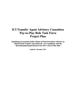 ICI Transfer Agent Advisory Committee - Fill and Sign Printable ...