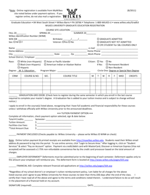 Fillable Online wilkes Recommendation Form - Wilkes University - wilkes ...