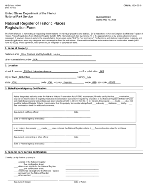 Fillable Online National Register of Historic Places Registration Form ...
