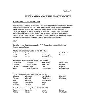 Fillable Online Information about the FHA Connection Fax Email Print ...