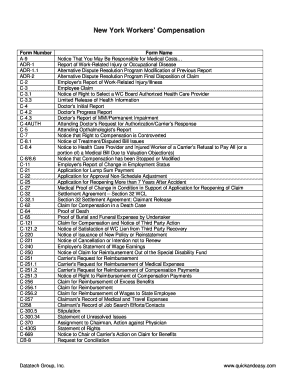 Fillable Online Workers' Compensation Forms and Reports Fax Email Print ...