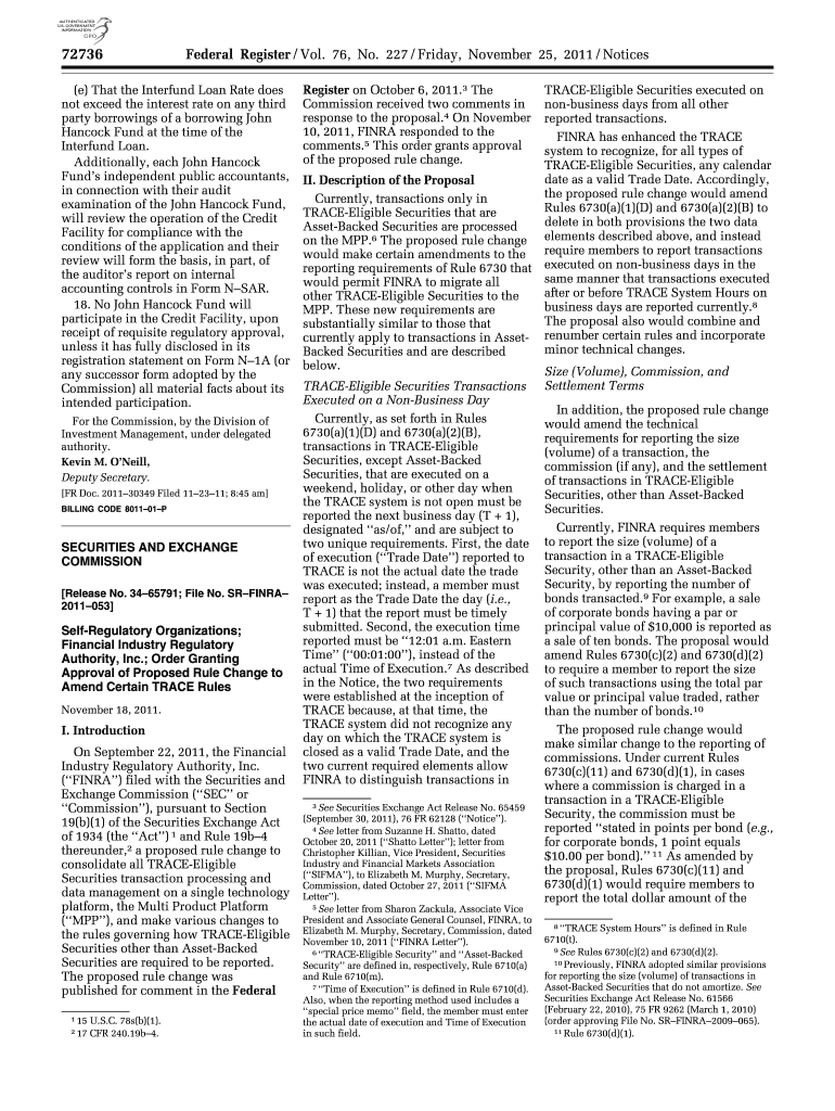 Fillable Online gpo (e) That the Interfund Loan Rate does - gpo Fax ...