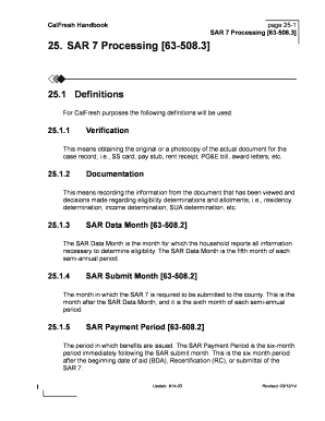 Fillable Online SAR 7 Processing [63-508.3] Fax Email Print - pdfFiller