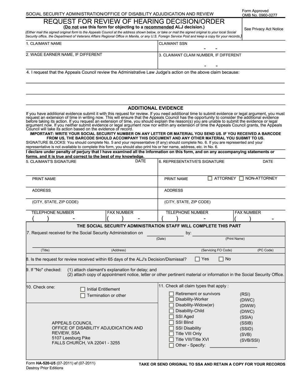 Fillable Form Ha 520 - Printable Forms Free Online