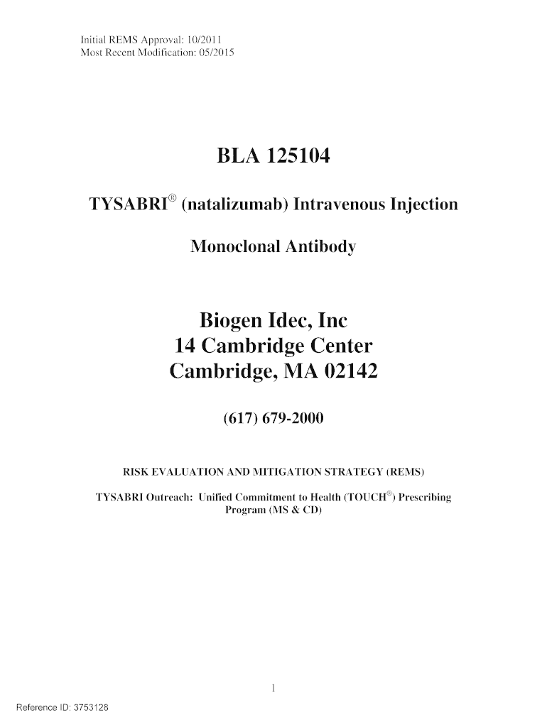Fillable Online fda REMS - Food and Drug Administration - fda Fax Email Print - pdfFiller