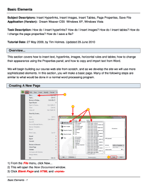 Fillable Online teacherlink ed usu Subject Descriptors: Insert Hyperlinks, Insert Images, Insert ...