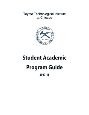 Fillable Online Toyota Technological Institute at Chicago - Student ...