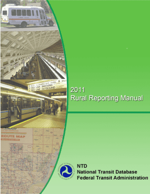 Fillable Online 2011 Rural Reporting Manual Fax Email Print - pdfFiller