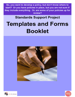 Fillable Online Templates and Forms Booklet - Support Fax Email Print ...