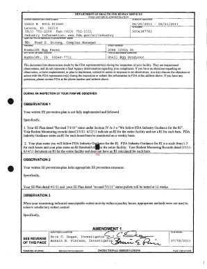 Humboldt Egg Farms - Food And Drug Administration - Fda - Fill and Sign ...